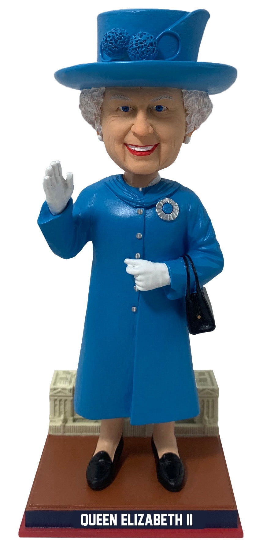 Queen Elizabeth II Light Blue Bobblehead - Walmart.com