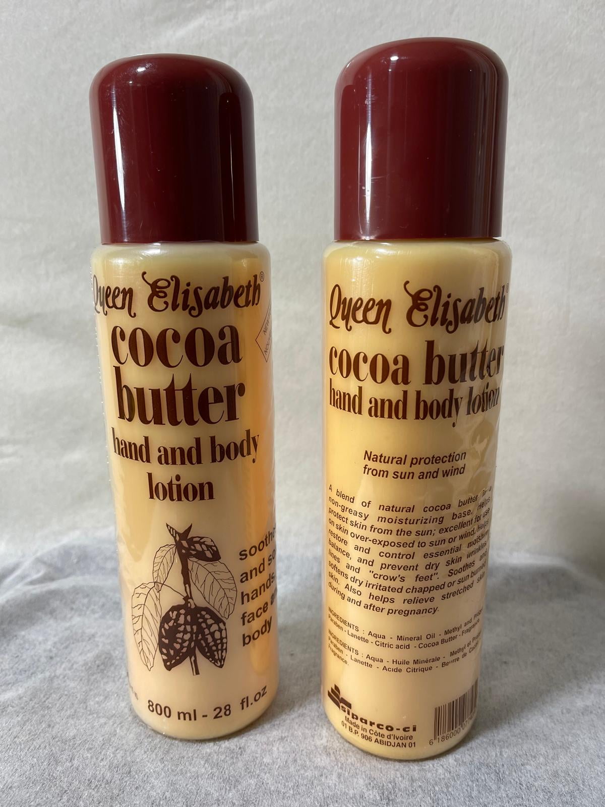 Queen Elizabeth cocoa Butter 800ML Large!! New and improved!! - Walmart.com