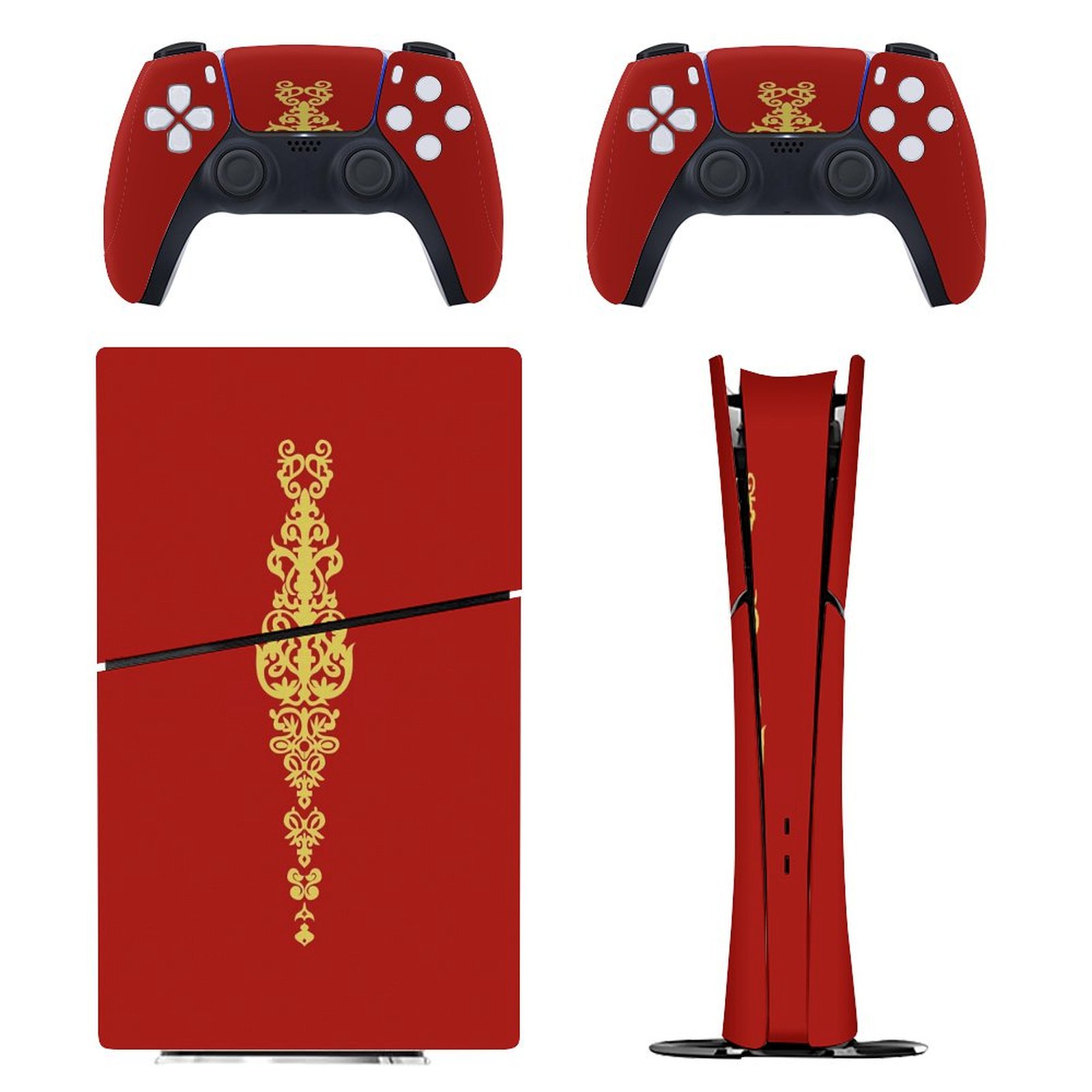 Queen Embroidery PS5/PS5 Pro/PS5 Slim Digital Disc Skin Sticker For ...