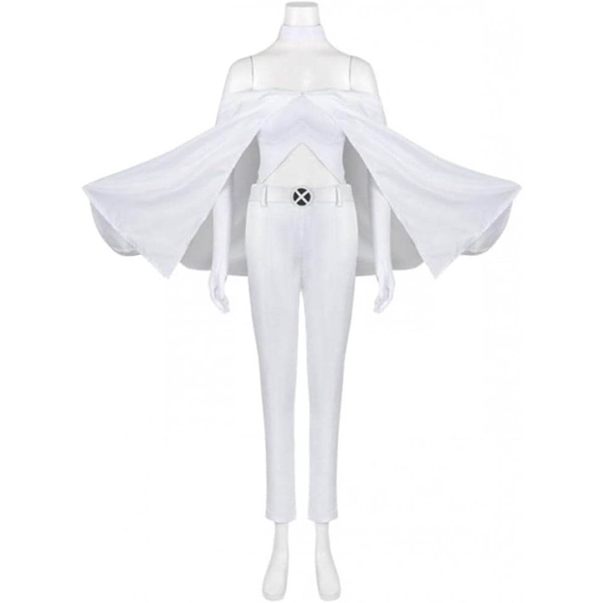 Women's White Emma Frost Dress Sexy Cloth Full Suit - Walmart.com