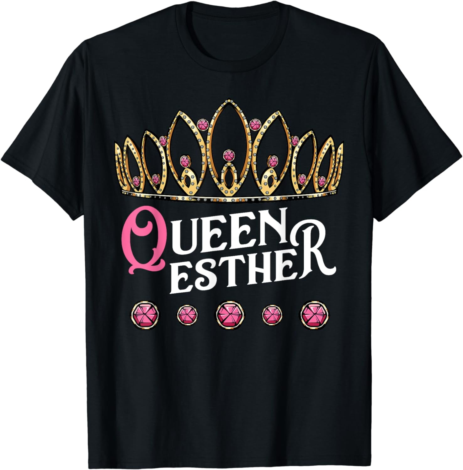 Queen Esther Purim Costume Humorous Holiday Carnival T-Shirt - Walmart.com