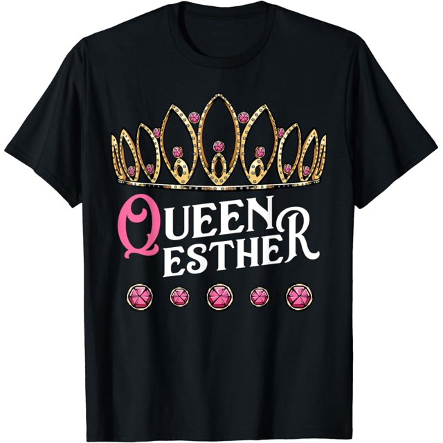 Queen Esther Purim Costume Humorous Holiday Carnival T-Shirt - Walmart.com