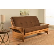 Albany Futon in Rustic Walnut Finish, Multiple Colors - Walmart.com