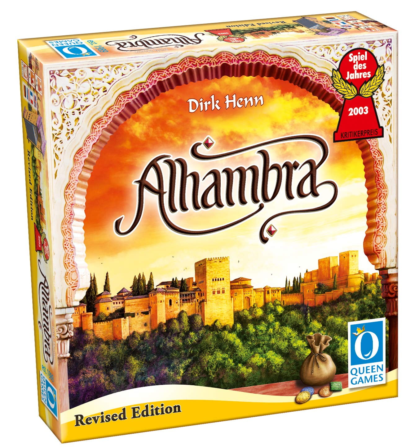 Queen Games Alhambra Revised Edition Board Game, 2-6 Players, Ages 8 ...