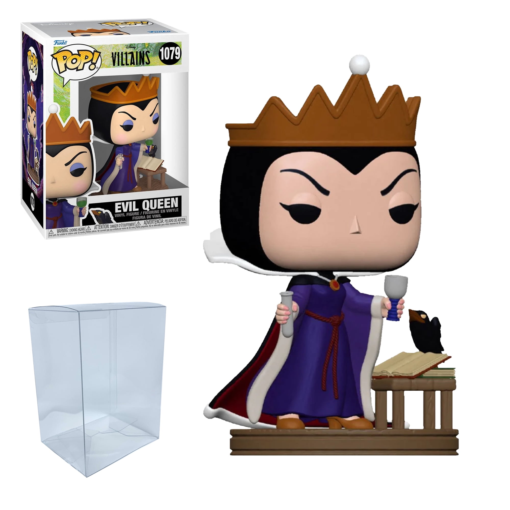 Queen Grimhilde (Evil Queen) Pop with Protector Bundle – Includes Funko ...