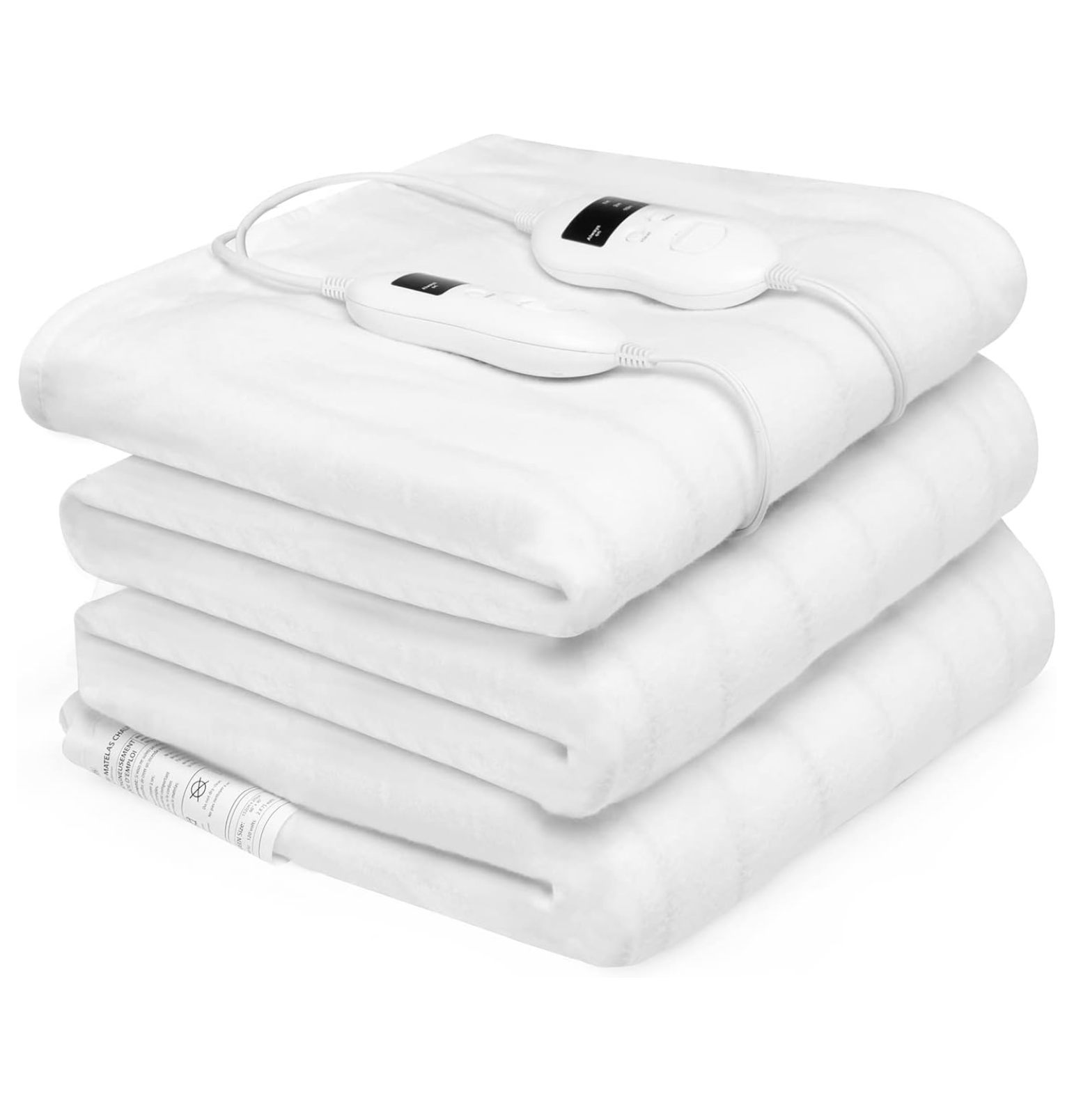 Queen Heated Mattress Pad, Electric Mattress Cover w/Dual Control, 8 ...