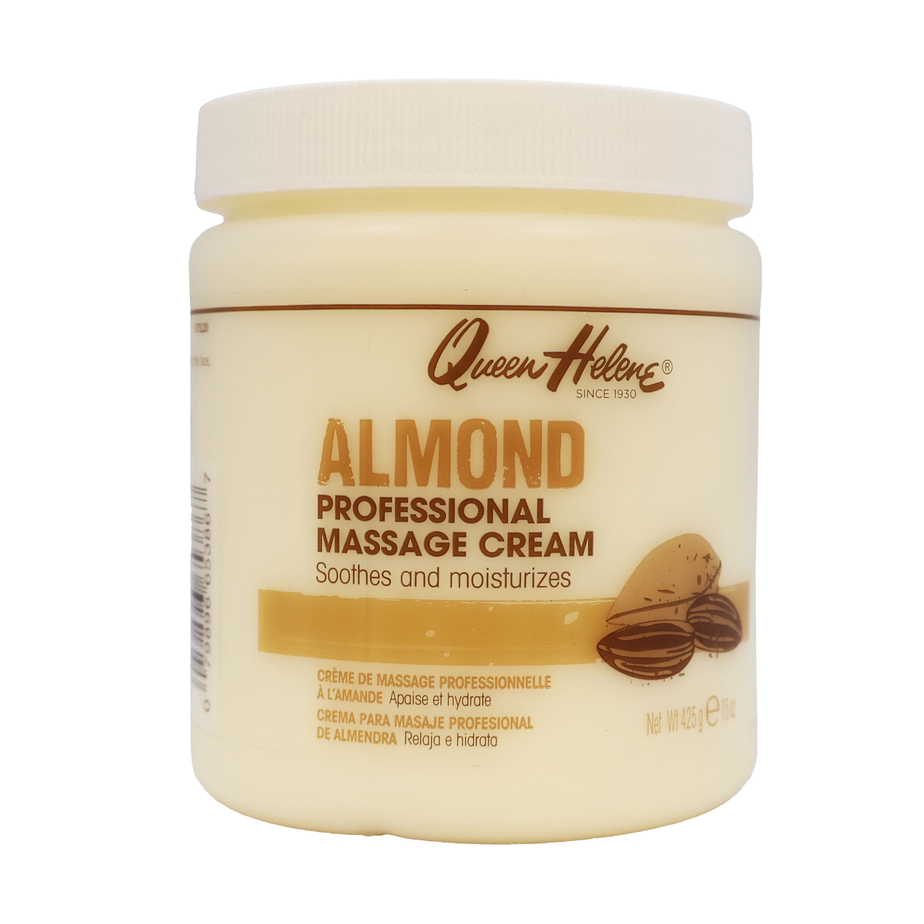Queen Helene Almond Professional Massage Cream 15 Oz., Pack of 2 ...