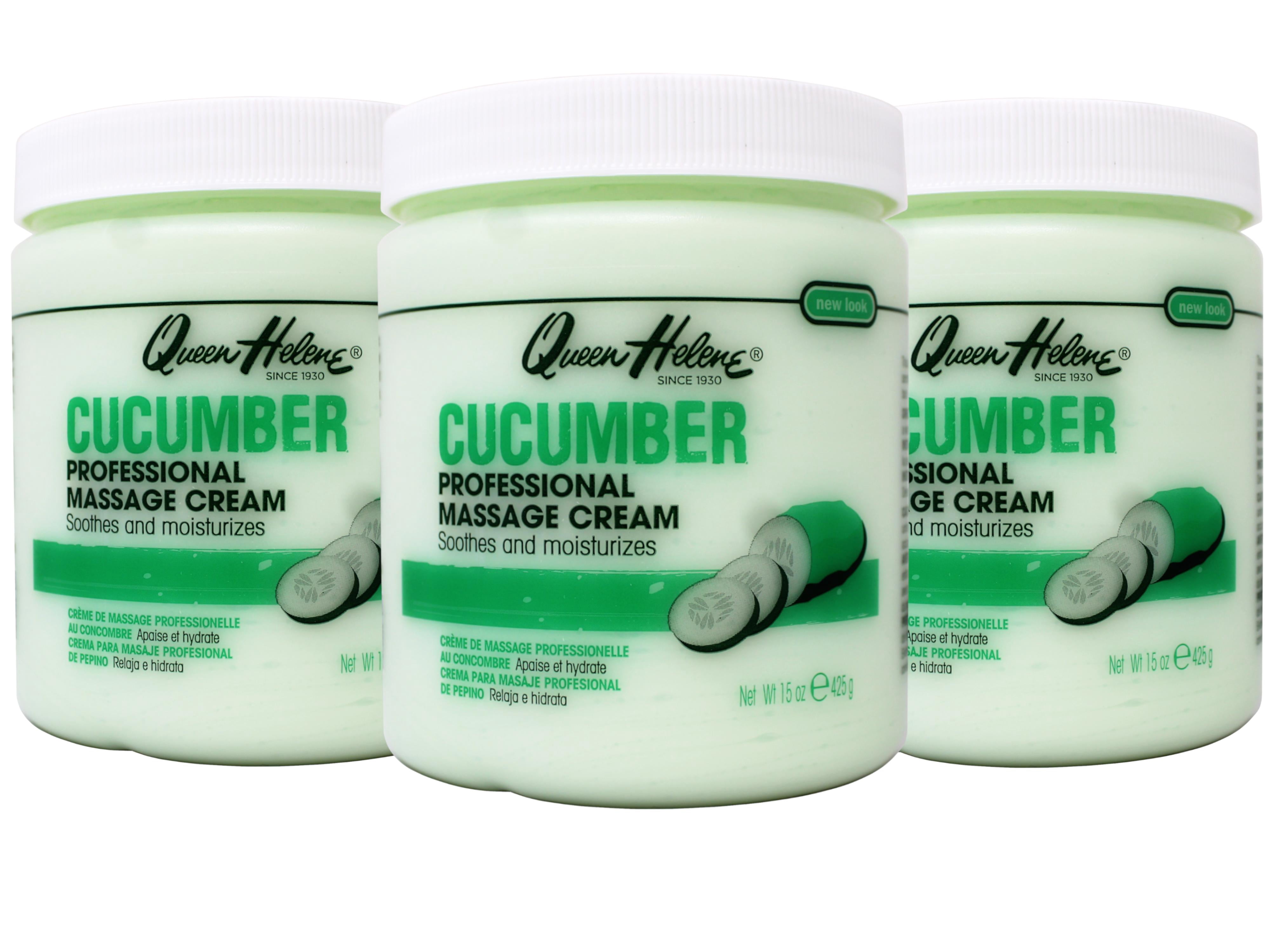 Queen Helene Professional Massage Cream, Cucumber, Soothes and ...