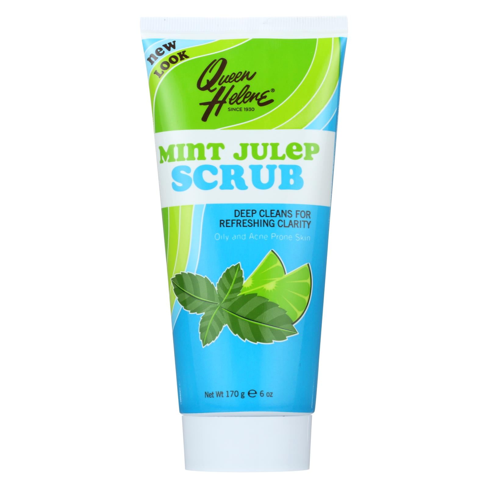Queen Helene Refreshing Natural Facial Scrub Mint Julep - 6 oz (Pack of ...