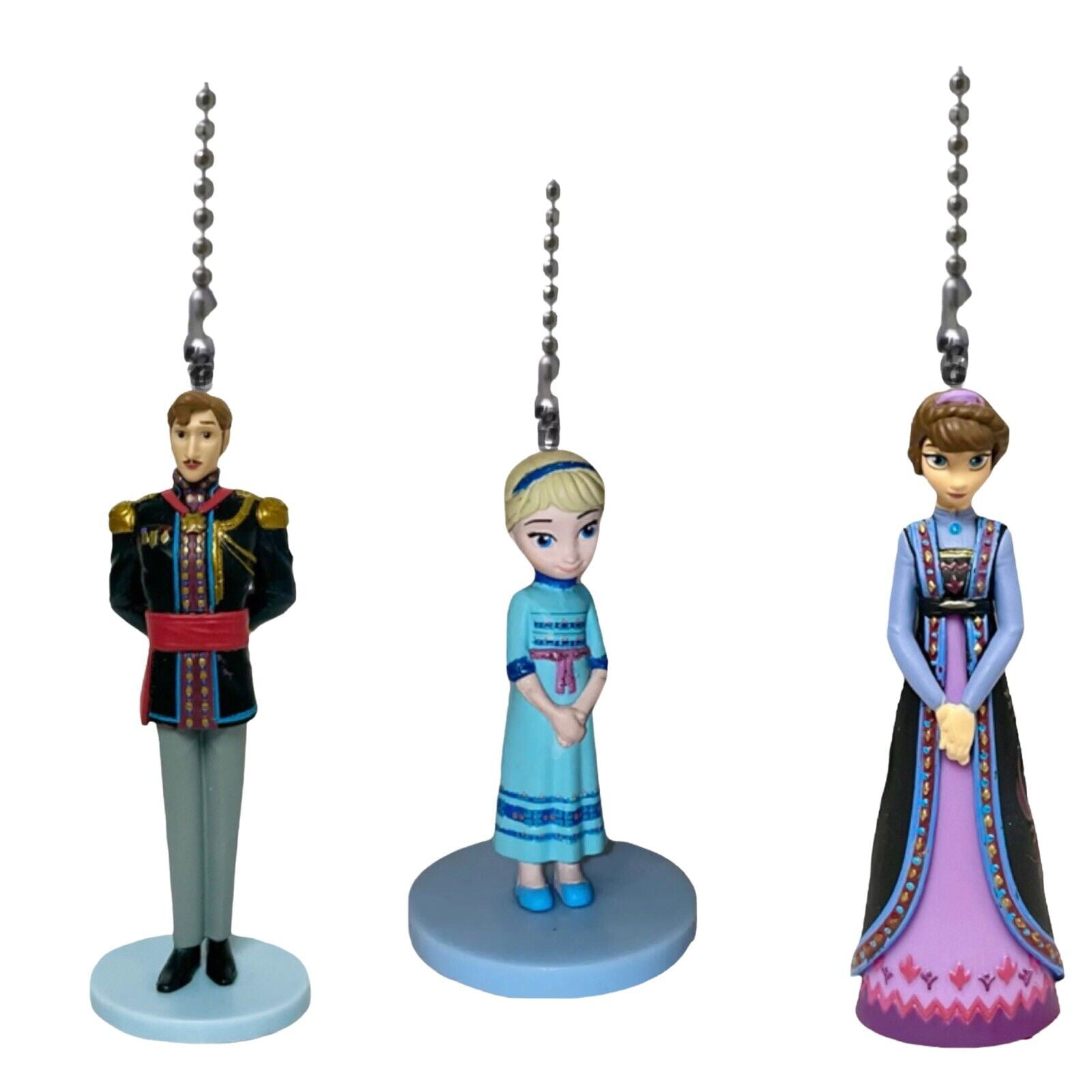 Queen Iduna King Agnarr & Baby Elsa Fan Lamp Light Pull Chain Pvc ...