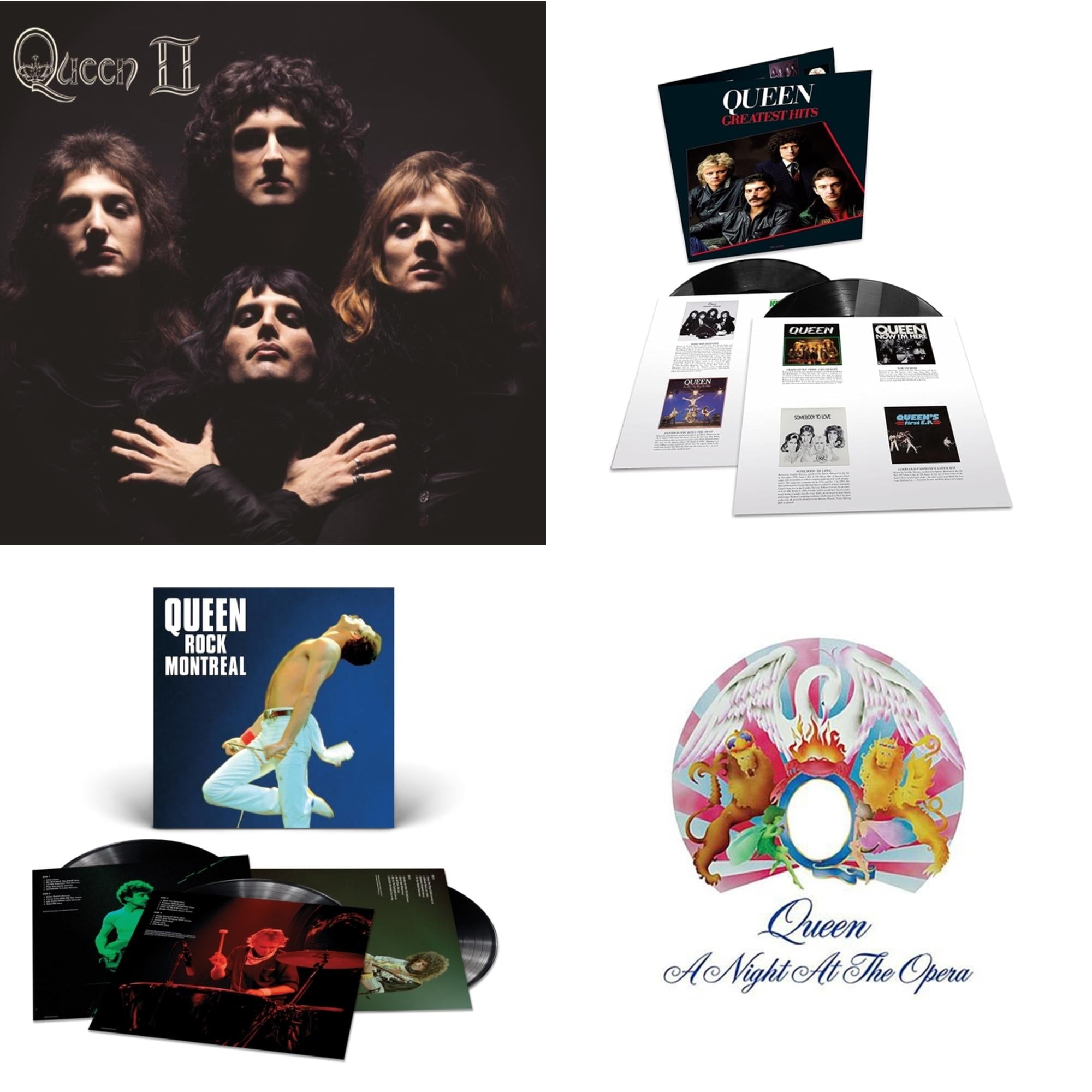 Queen Ii & Greatest Hits 1 (180G/Dl Card/2LP) & Queen Rock Montreal ...
