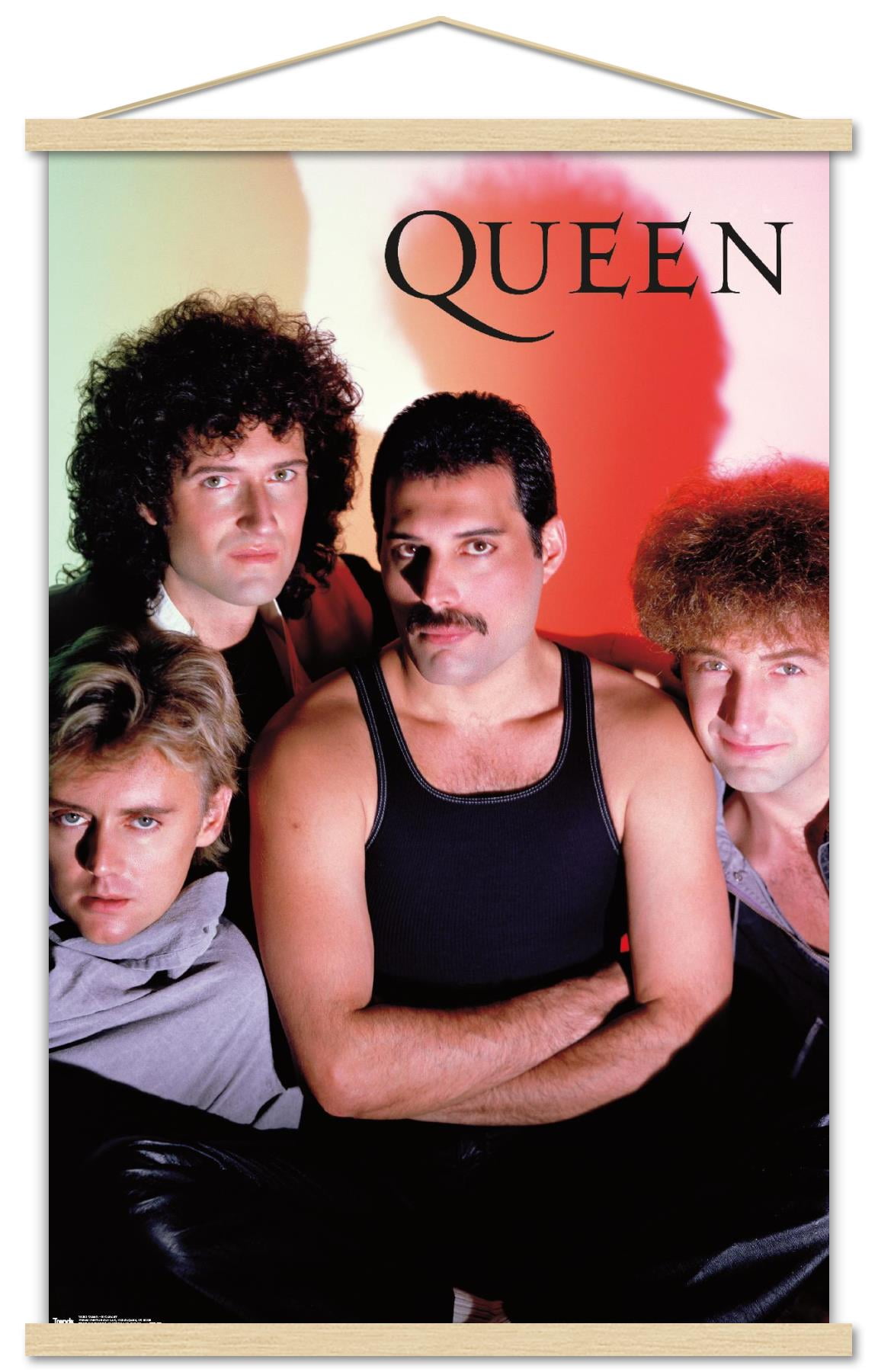 Queen - In Concert Wall Poster with Wooden Magnetic Frame, 22.375" x 34 ...