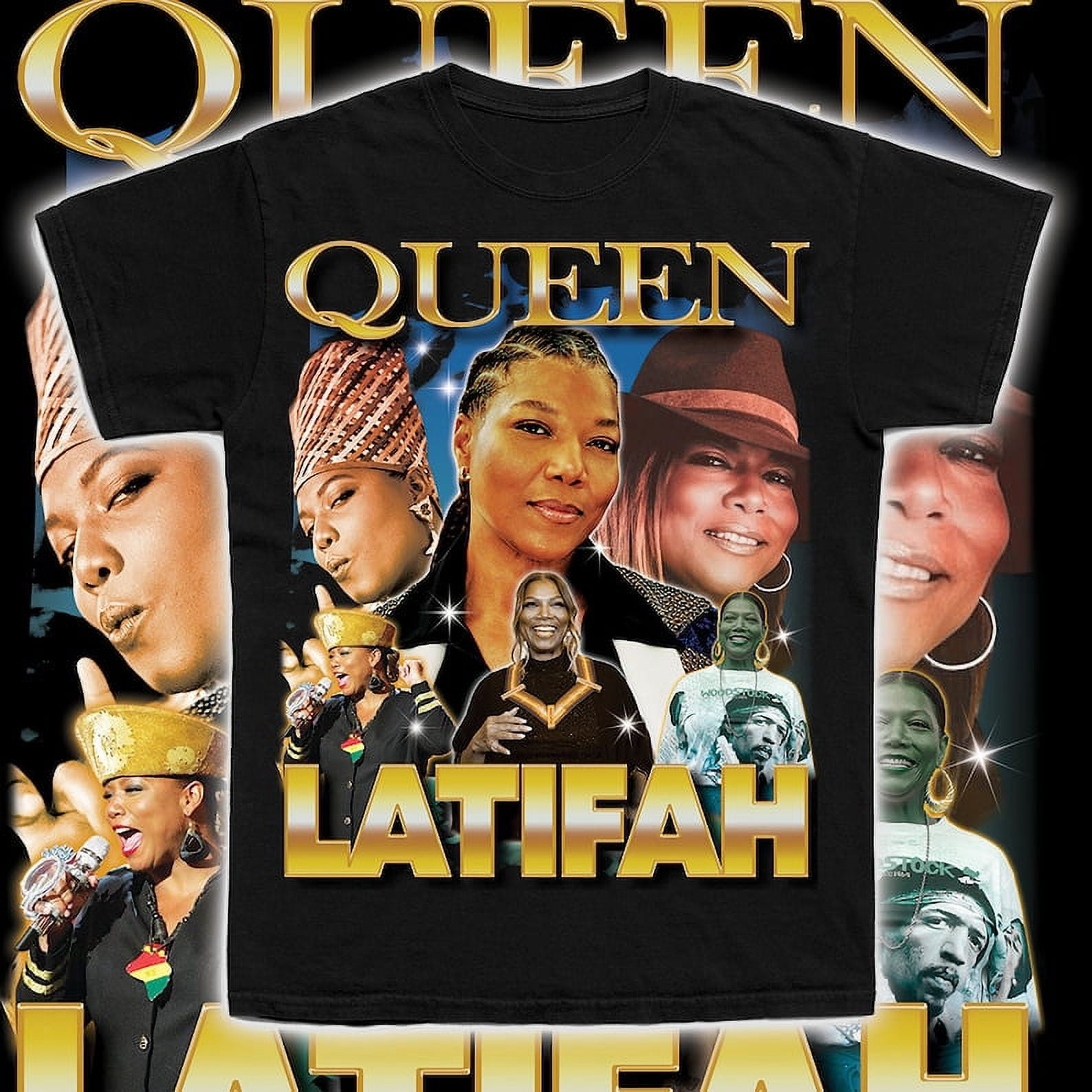 Queen Latifah , Rap Tshirt design, ready to print, printable design ...