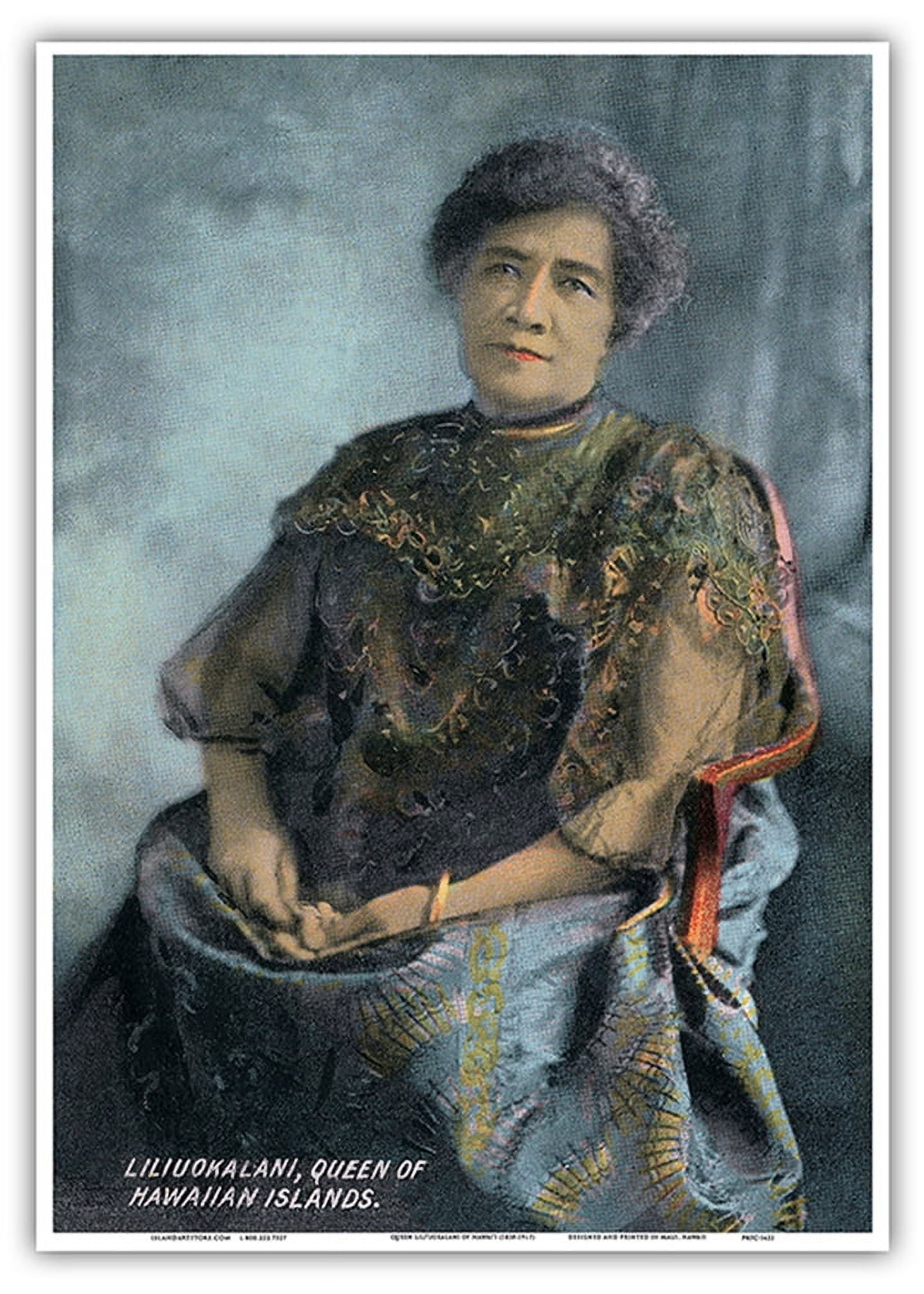 Queen Lili'uokalani (Liliuokalani) of Hawai’i (1838-1917) - Island ...
