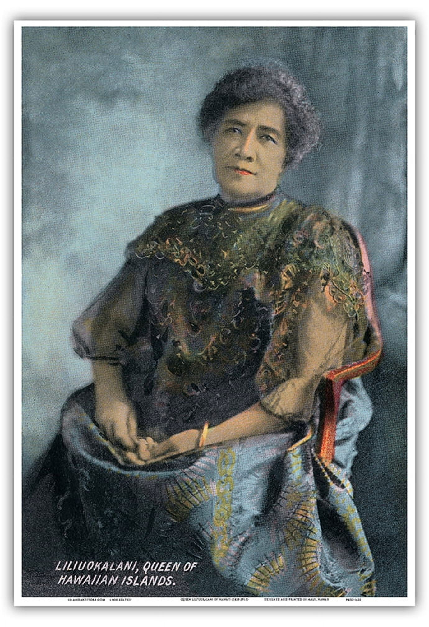Queen Lili'uokalani (Liliuokalani) of Hawai’i (1838-1917) - Island ...