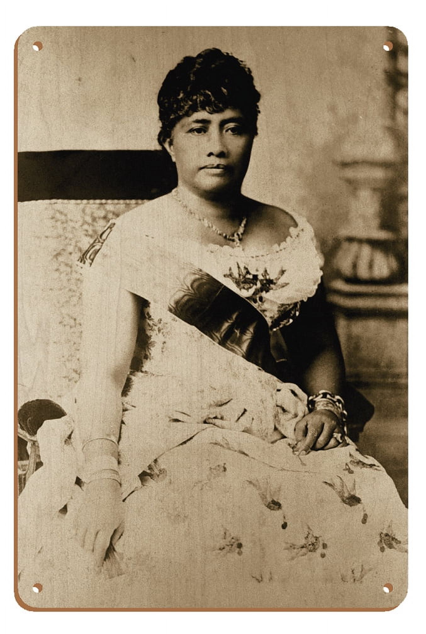 Queen Lili'uokalani (Liliuokalani) - Portrait of the Hawaiian Queen ...