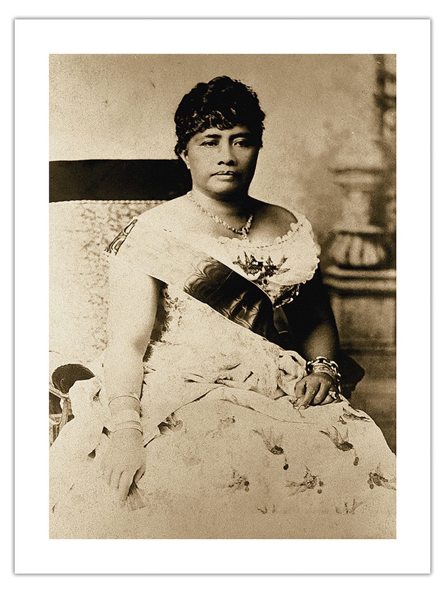 Queen Lili'uokalani (Liliuokalani) - Portrait of the Hawaiian Queen ...