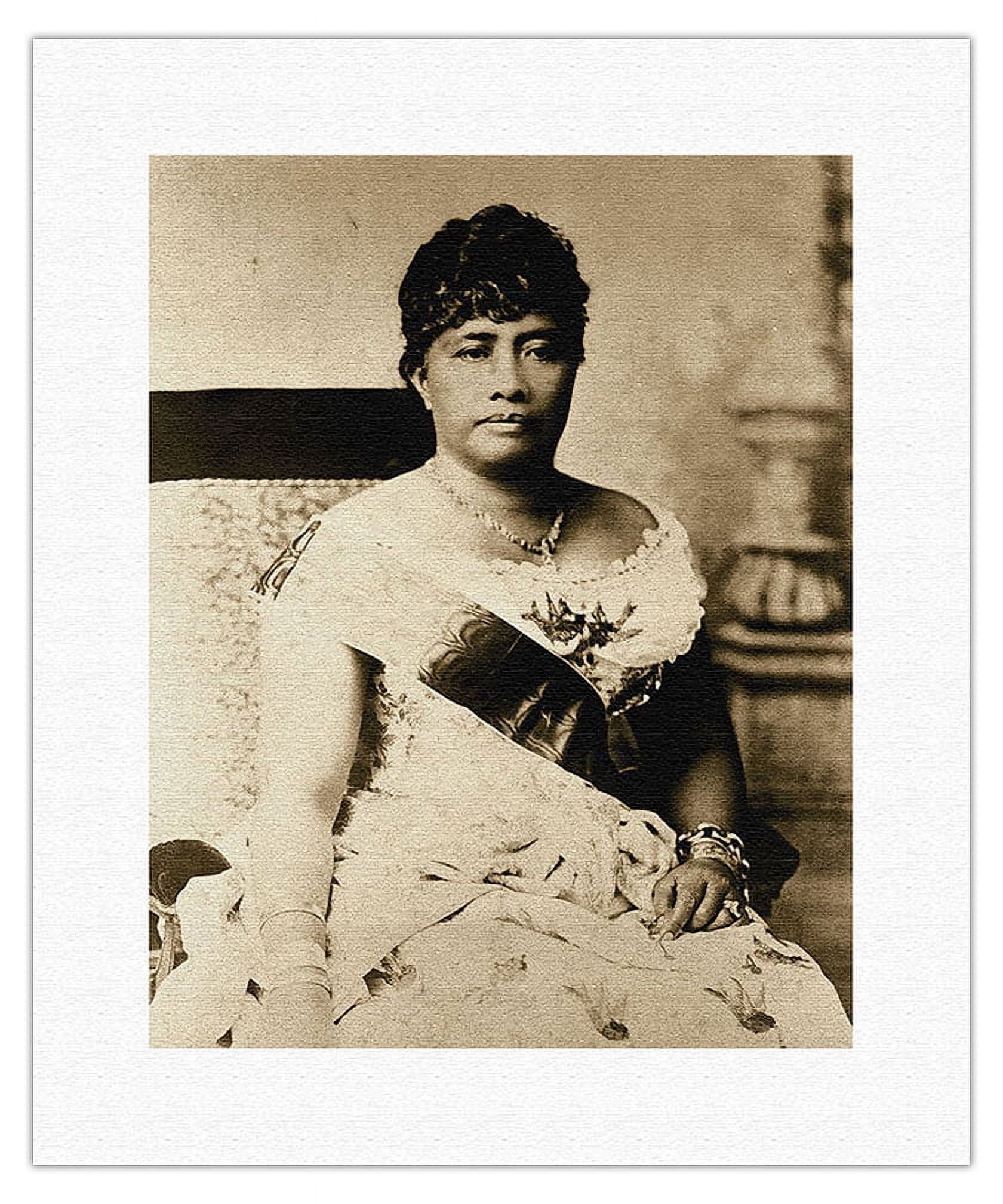 Queen Lili'uokalani (Liliuokalani) - Portrait of the Hawaiian Queen ...