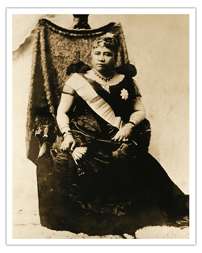 Queen Lili'uokalani (Liliuokalani) - Portrait of the Hawaiian Queen ...