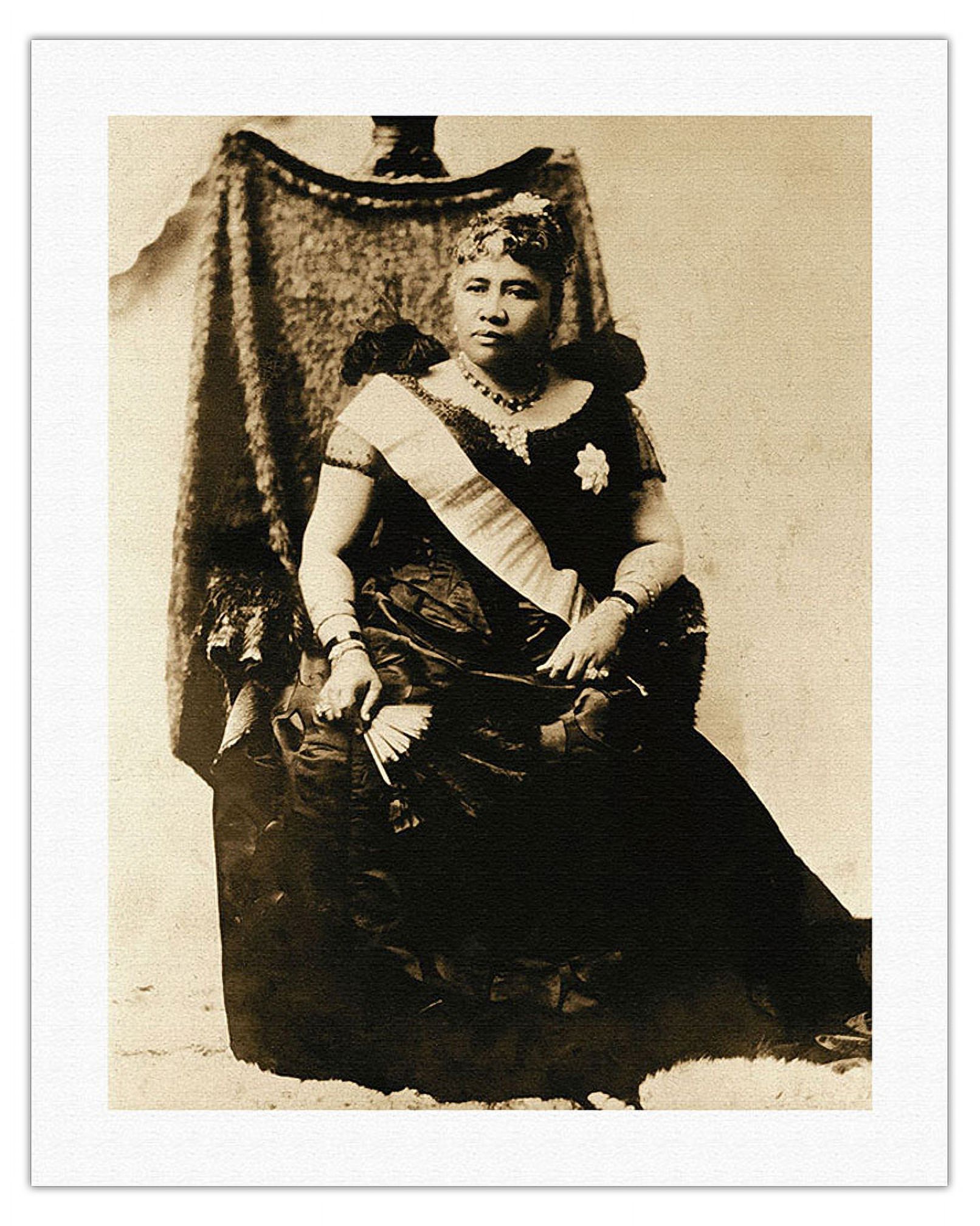 Queen Lili'uokalani (Liliuokalani) - Portrait of the Hawaiian Queen ...