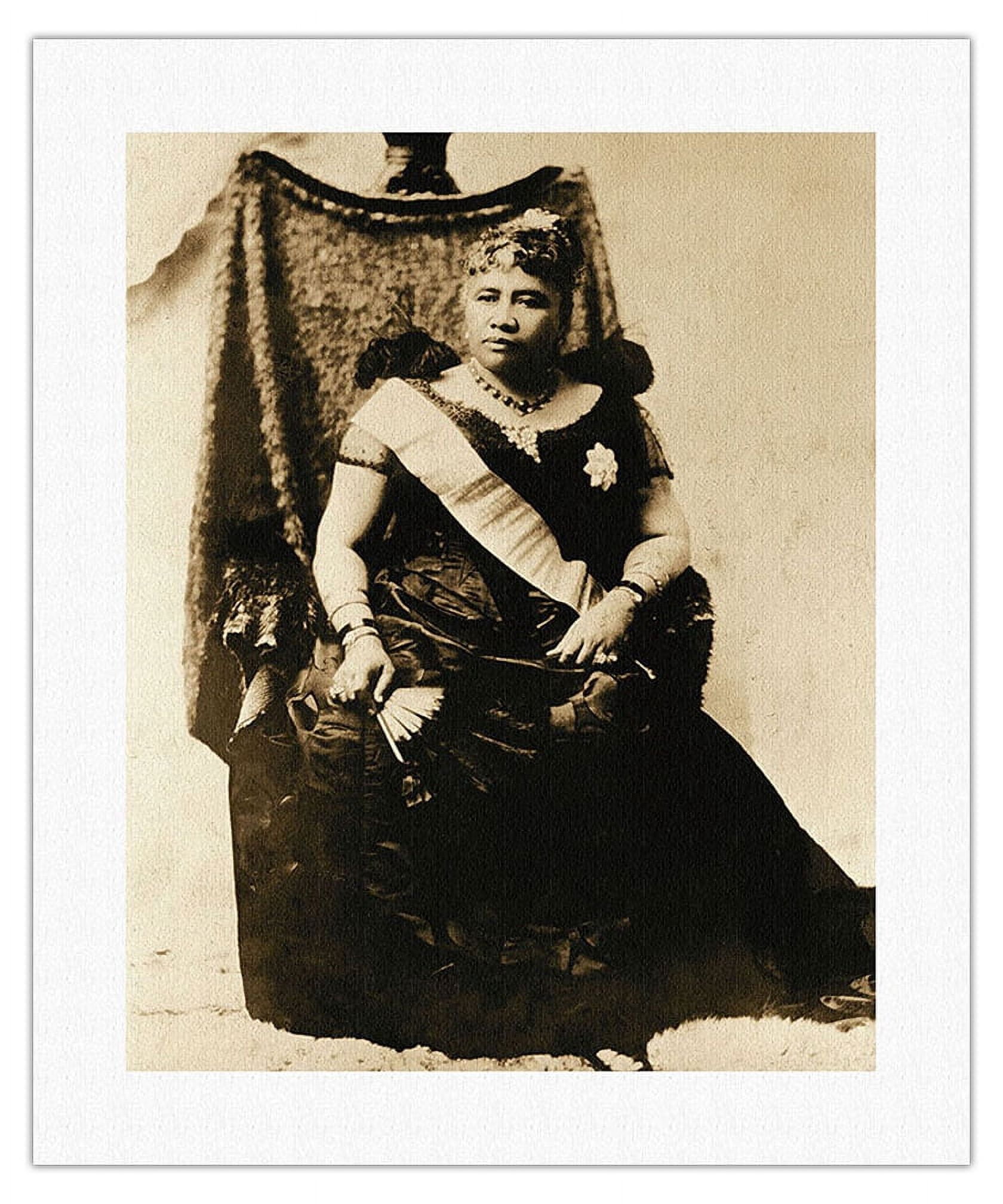 Queen Lili'uokalani (Liliuokalani) - Portrait of the Hawaiian Queen ...