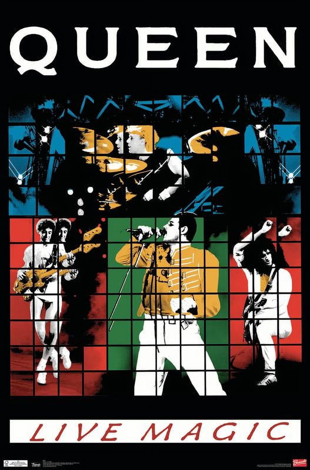 Queen - Live Magic Wall Poster, 22.375" x 34" - Walmart.com