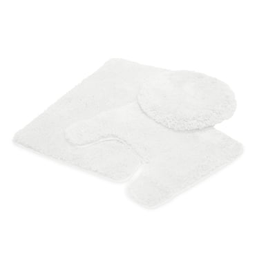 Clara Clark Set of 3 Shaggy Bath Rug with Non-Slip Backing Rubber ...
