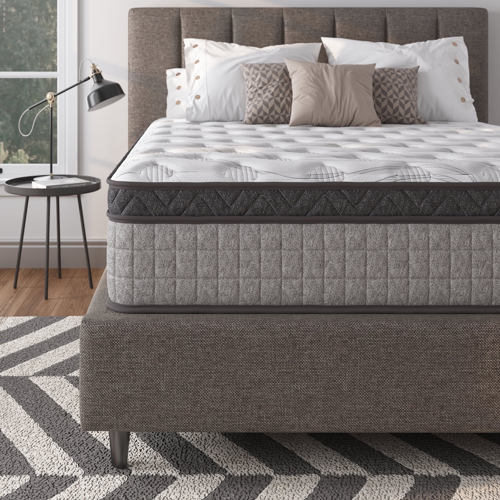 Queen Mattress,10 Inch Mattress Queen Size in a Box,Superior Hybrid ...