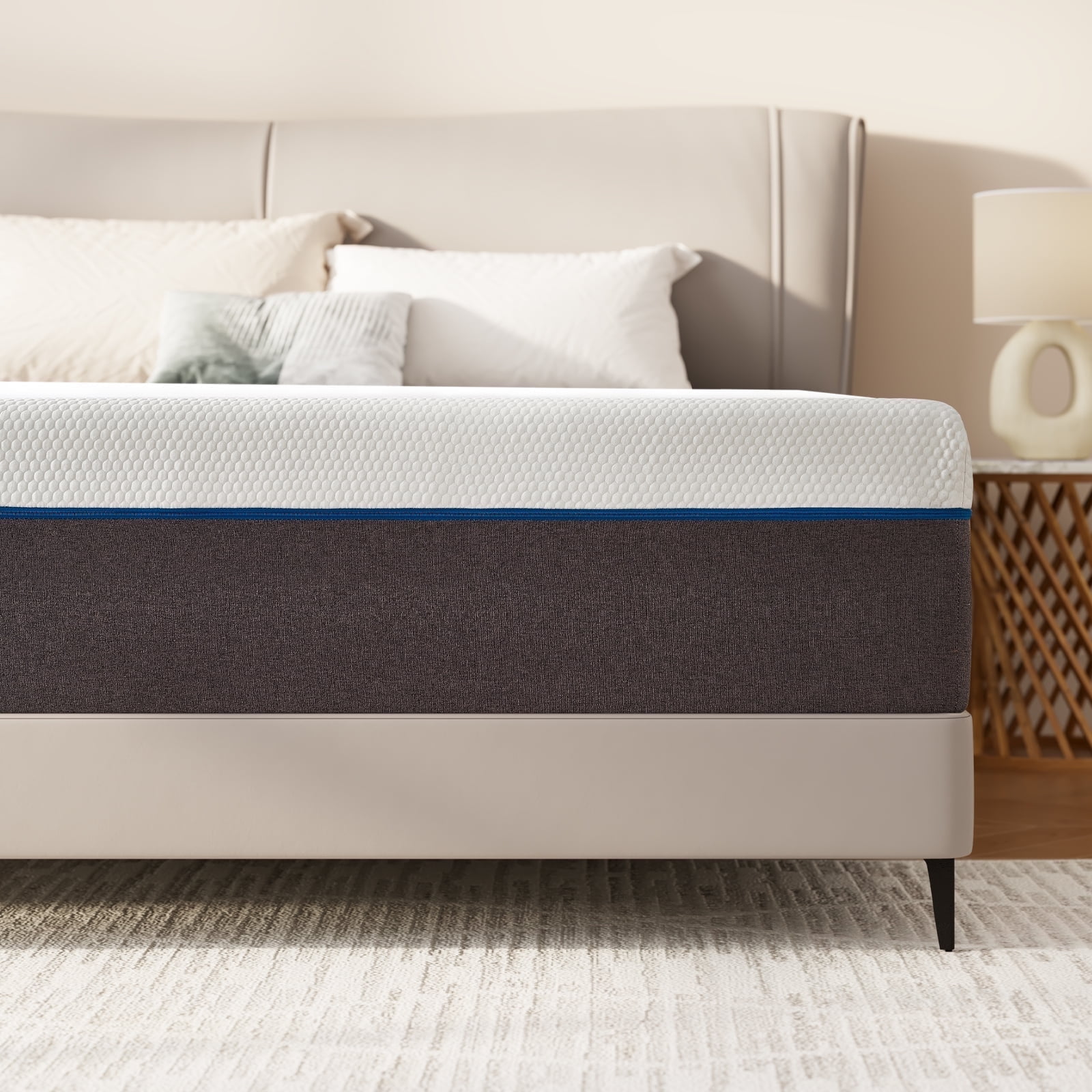Queen Mattress, 10 inch Queen Size Medium Memory Foam Mattress in a Box ...