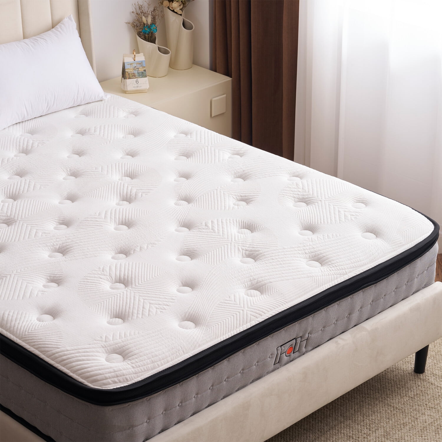 Queen Mattress, 12 Inch Memory Foam Mattress King, Individually Wrapped ...