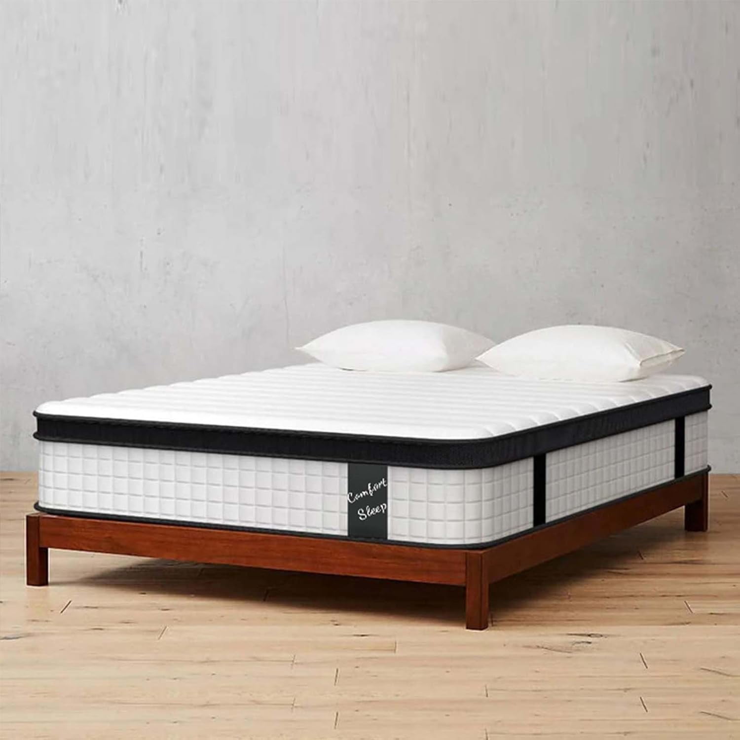 Queen Mattress 12 inch, Hybrid Memory Foam Mattress with Pocket Springs ...