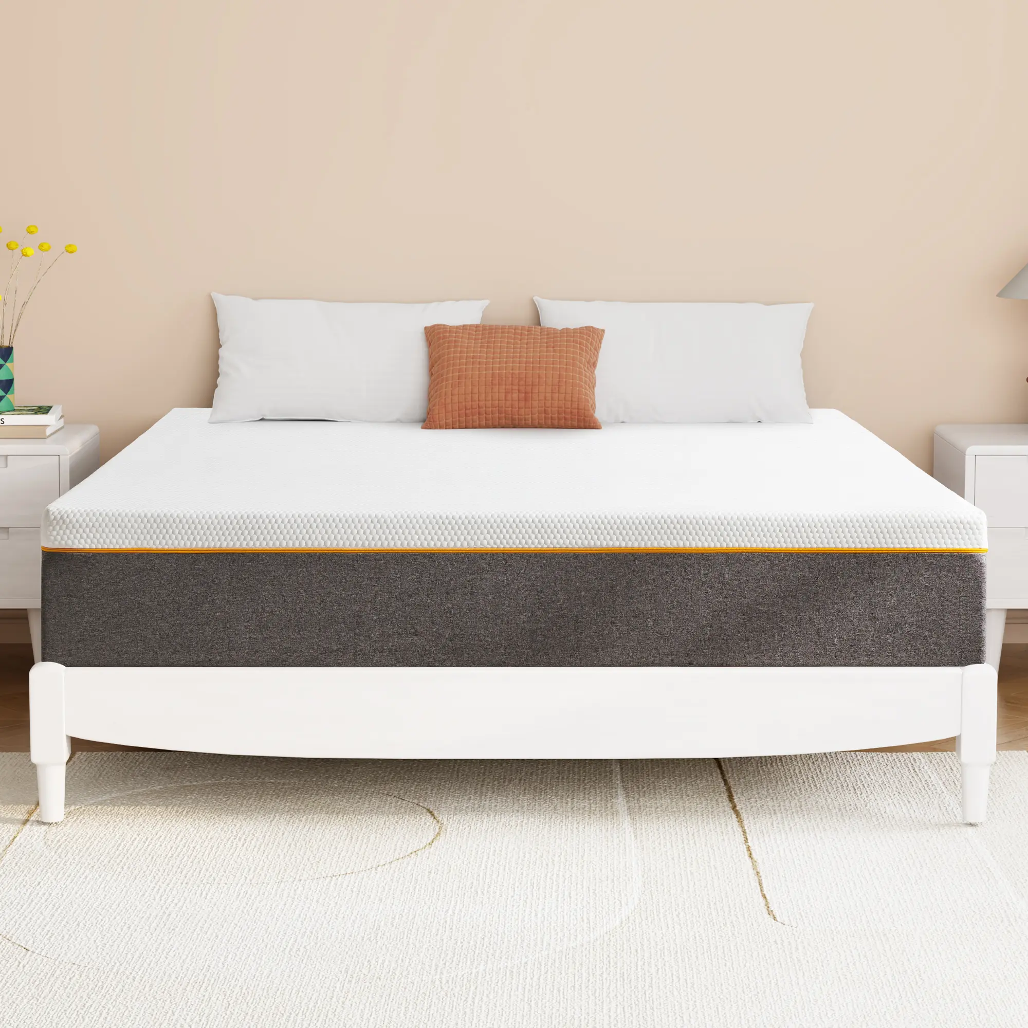 Queen Mattress, GELBIY 12 inch Medium Memory Foam Mattress in a Box ...