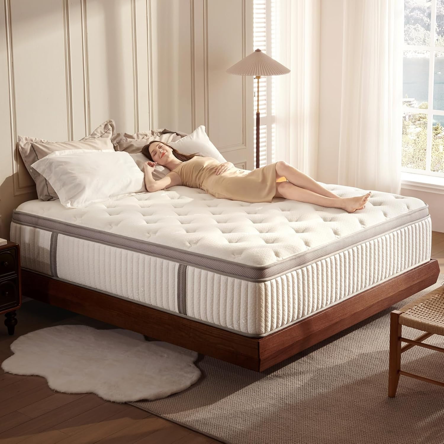 Queen Mattress, 12 inch Queen Size Cooling Gel Memory Foam Mattresses ...