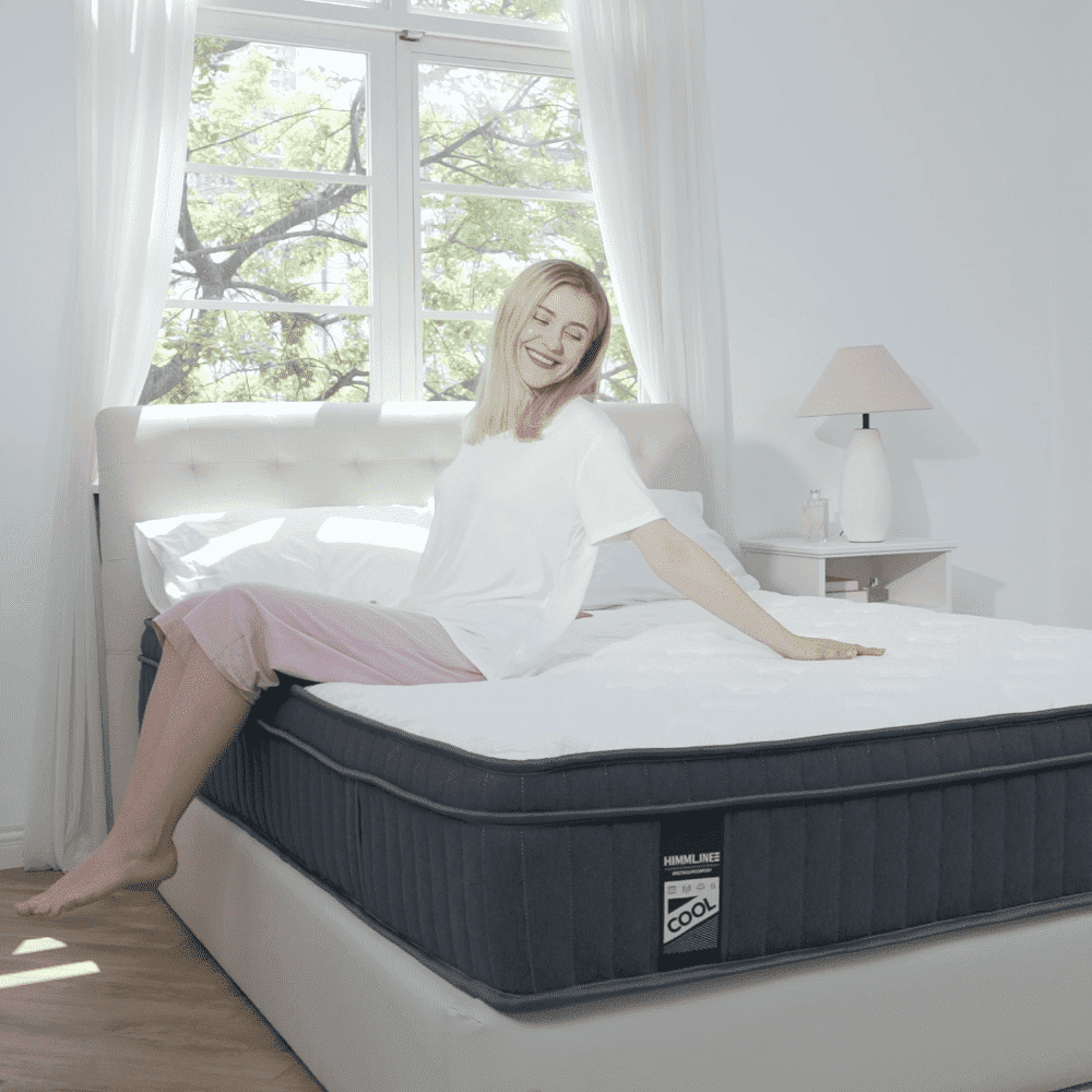 Queen Mattress, 14" Memory Foam Mattress in a Box, Pocket Spring Queen ...