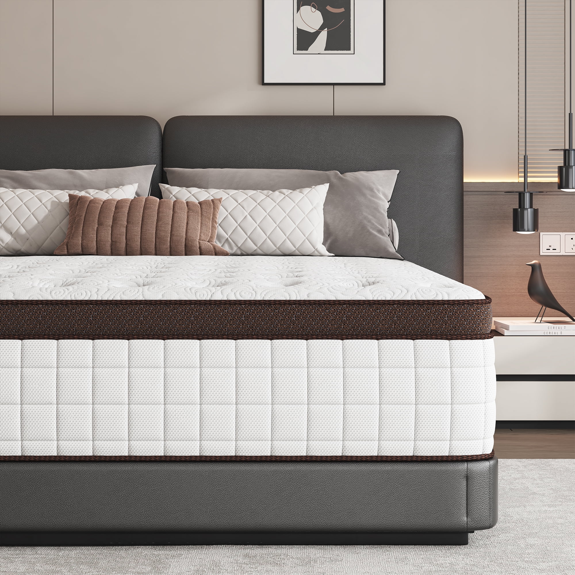 gunugu 14 inch King Mattress in a Box, Medium Firm King Size Mattresses ...