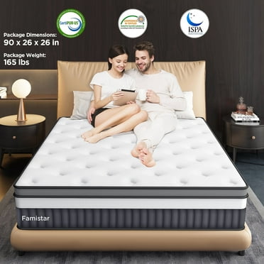 10 inch Memory Foam and Spring Hybrid Full Size Mattress - Walmart.com