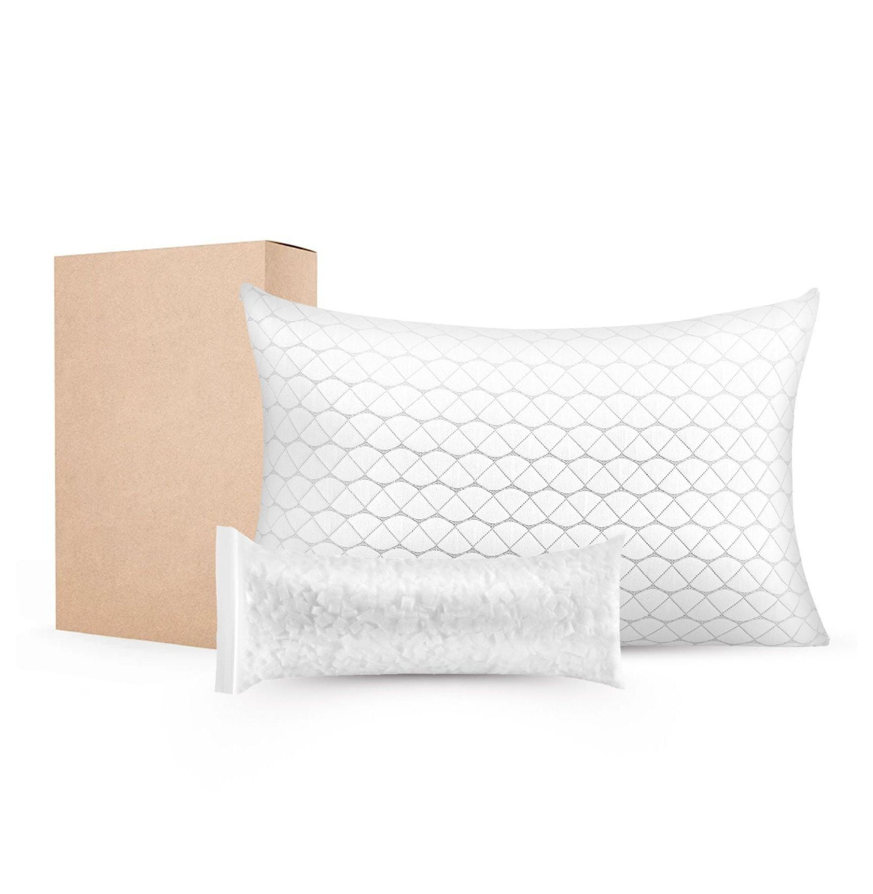 Queen Memory Foam Pillow, Adjustable Bed Pillow for Sleeping ...