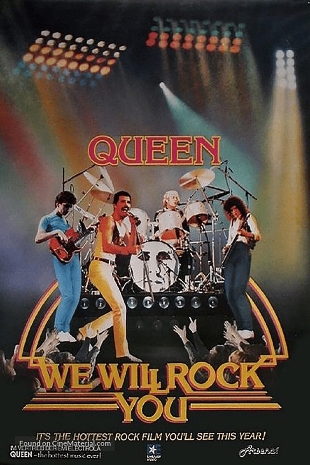 Queen Music Poster, Classic Rock Legends, Iconic 70s Band Art, Rare ...