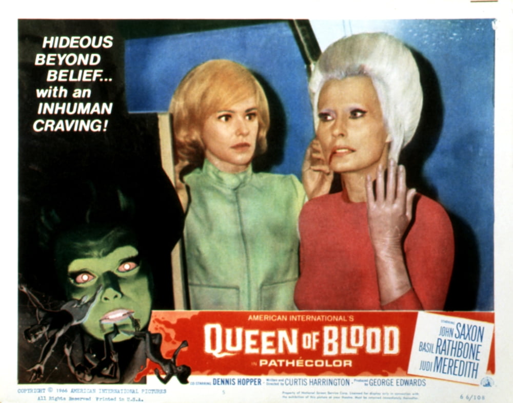 Queen Of Blood (Lobbycard) Judi Meredith Florence Marley 1966 Movie ...