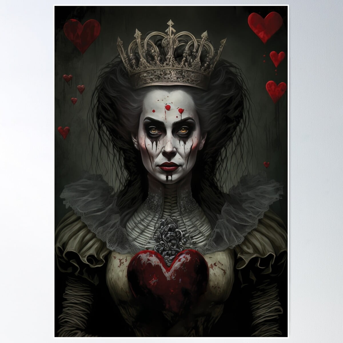 Queen Of Hearts - Alice'S Adventures In Wonderland Poster Wall Art ...