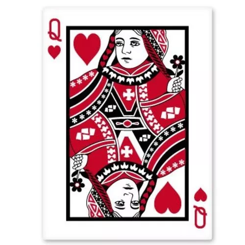 Queen Of Hearts Car Sticker Phone Decal Water Bottle Stickers Car ...