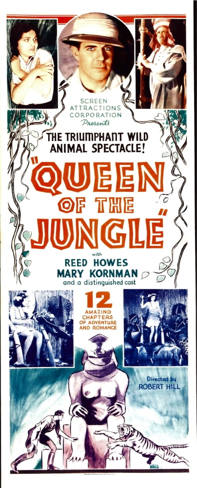 Queen Of The Jungle Top Left: Mary Kornman Top Center: Reed Howes 1935 ...