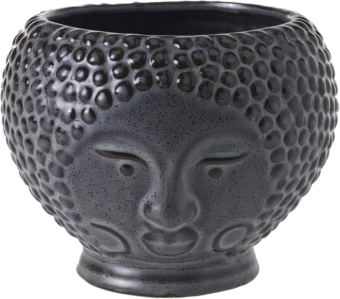 Queen Ophelia 6-inch Stoneware Pot, Gray - Walmart.com