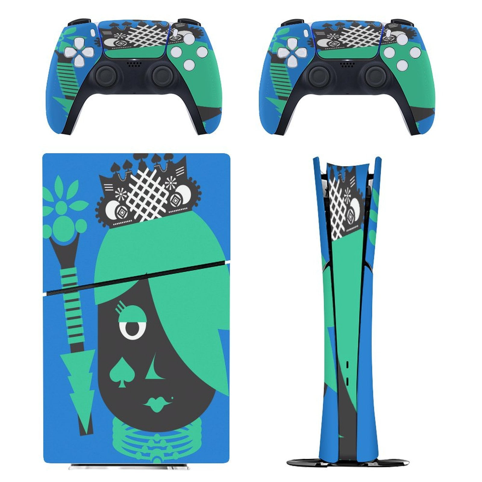 Queen PS5/PS5 Slim Digital Disc Skin Sticker For Console And Controller ...