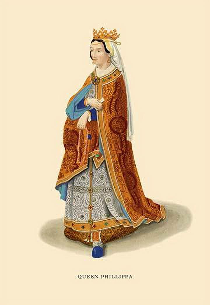 Queen Phillippa-Fine Art Canvas Print (20" x 30") - Walmart.com