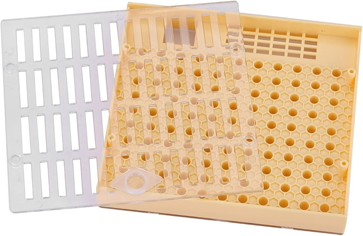 Queen Rearing Cell Bar Blocks Caps, Plastic Beekeeping Queen Rearing ...