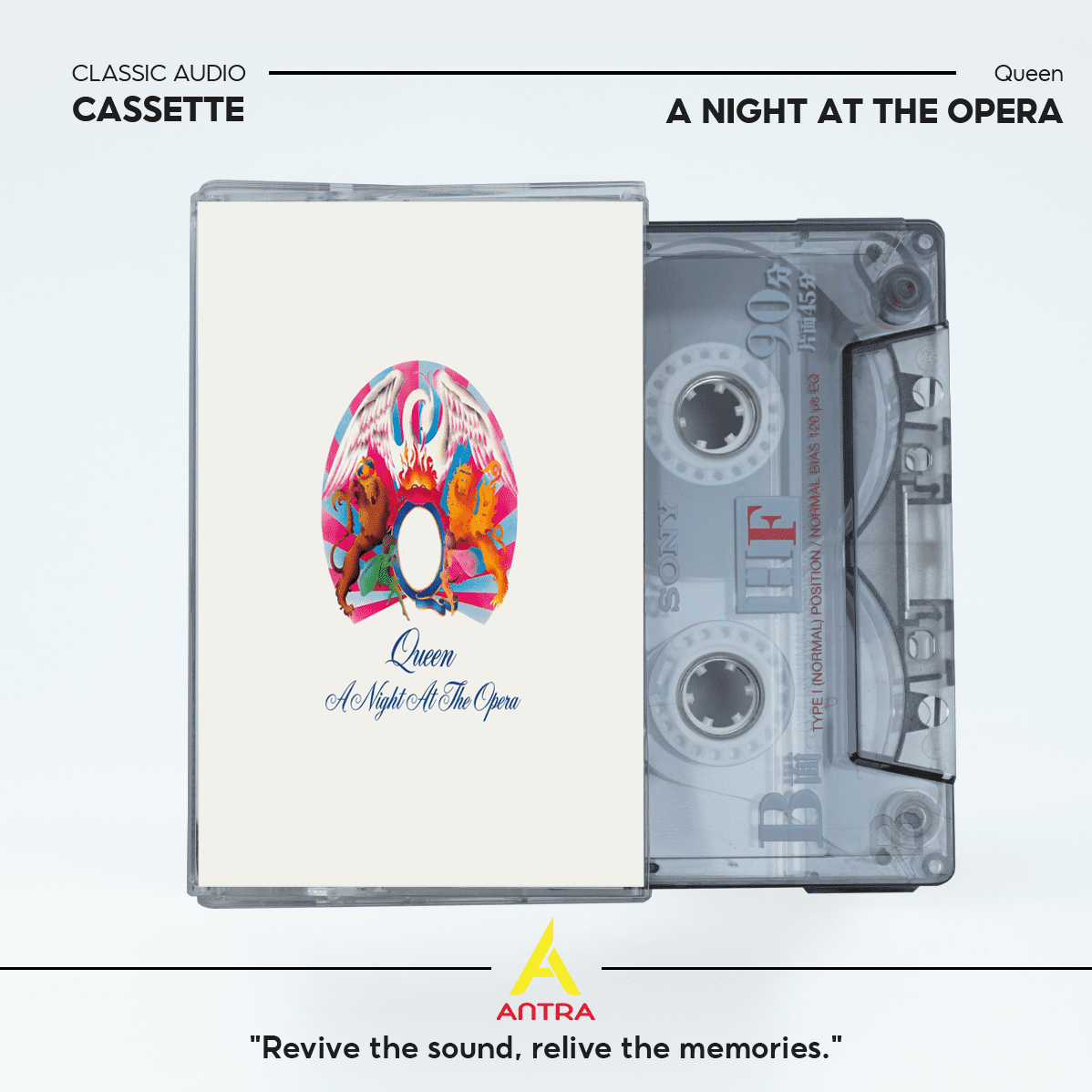 Queen Retro Cassette Tape Collection – A Night at the Opera – Hand ...