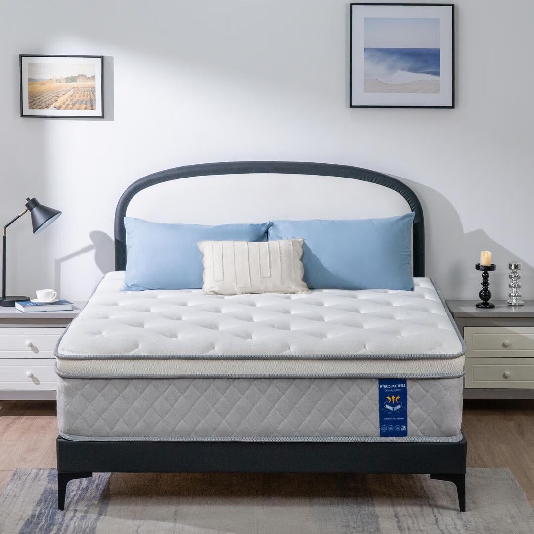Queen Rose 10'' Medium Hybrid Last Foam Mattress in a Box,Twin ...