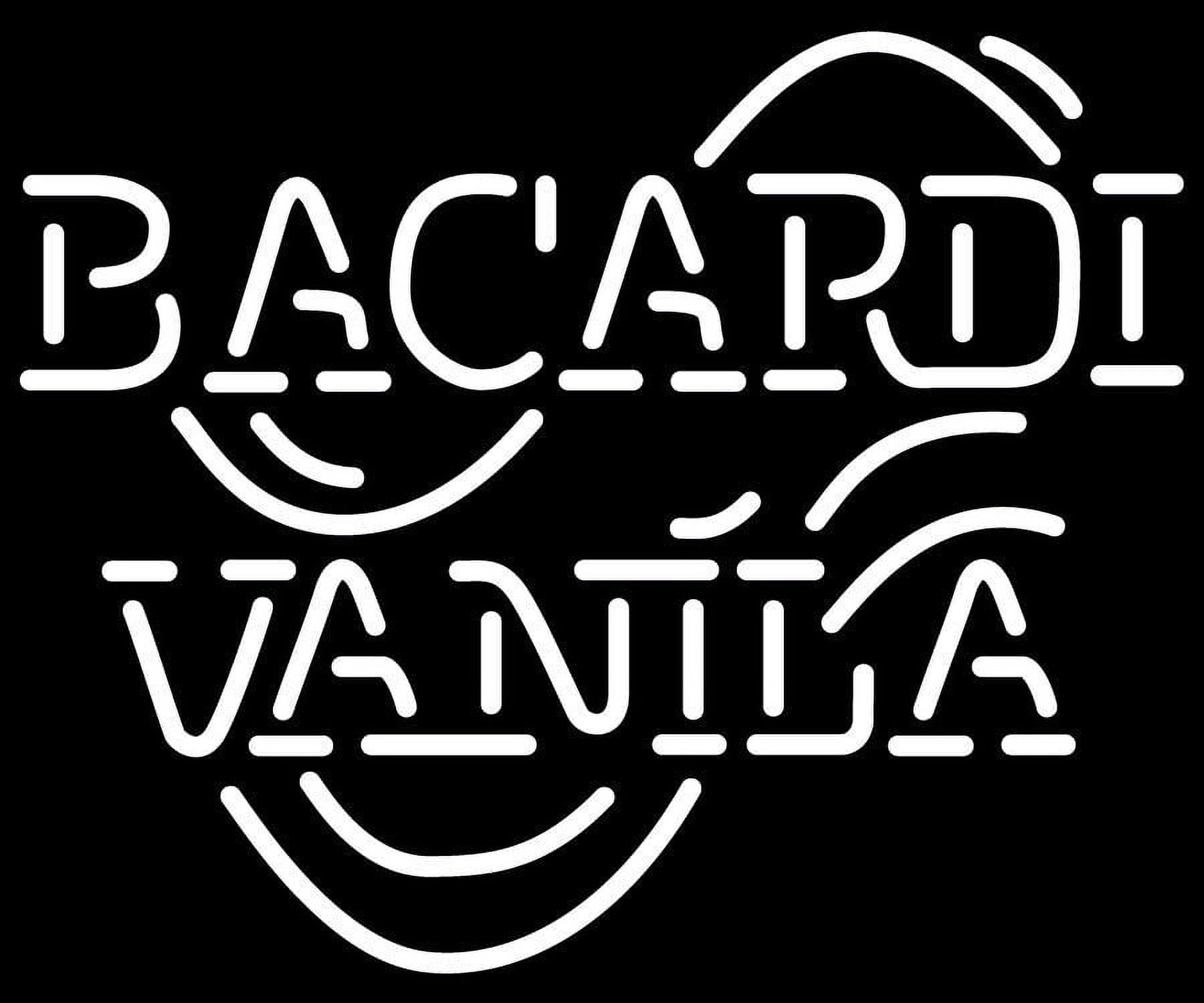 Queen Sense 10" Vivid Bacardi Vanila Rum LED Sign Neon Sign Light Lamp ...