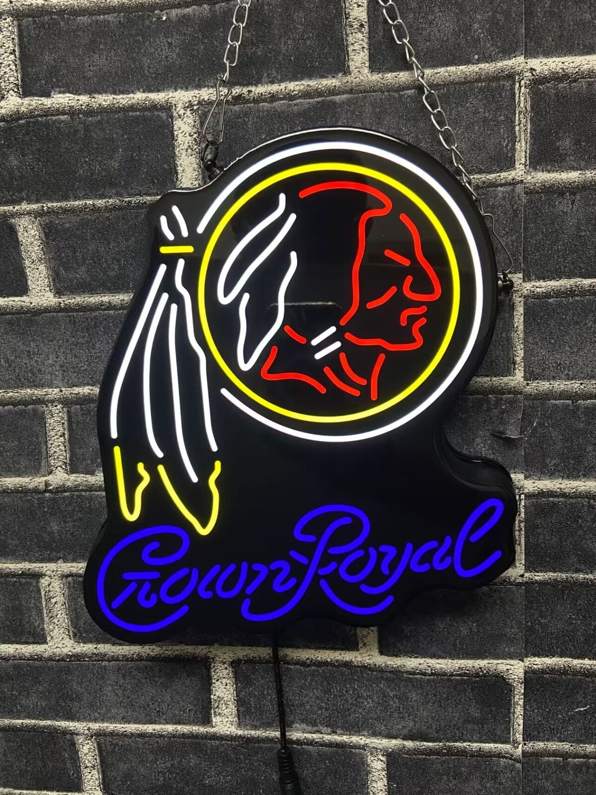Queen Sense 10" Vivid For Washington Sports Team Crown Royals LED Sign ...